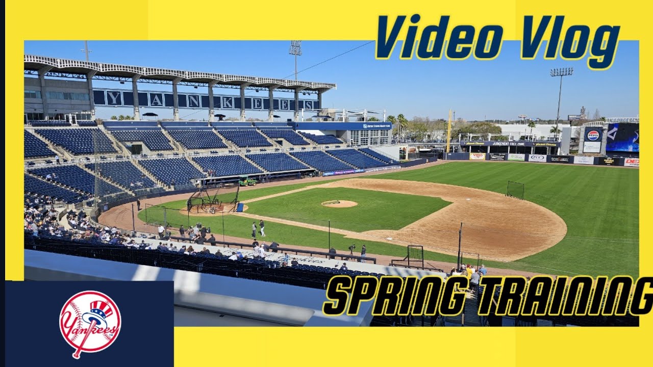 NEW YORK Yankees Spring Training 2️⃣0️⃣2️⃣4️⃣⚾️ Monday 19th - YouTube