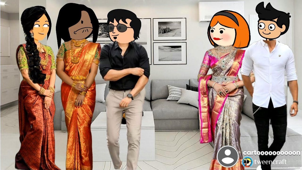 💥ராதாவை திட்டிய அணு🙄🙄 மாமியாரால் வந்த பிரச்சனை😣 #cartoon #galatta # ...