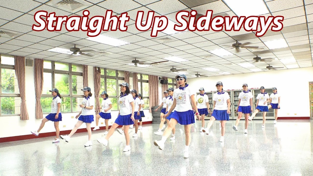 Straight Up Sideways│Line Dance by Tina Argyle (UK)│Demo & Walk Through ...