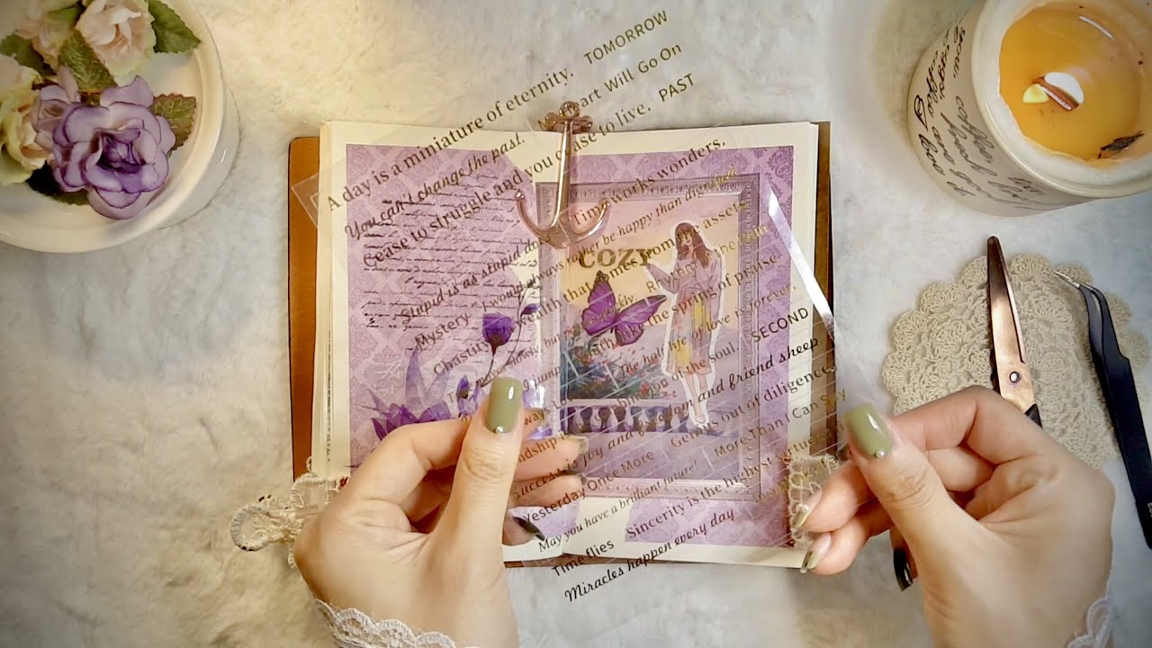 [ASMR Vintage Journal] Sunset Hill 🌄 - YouTube