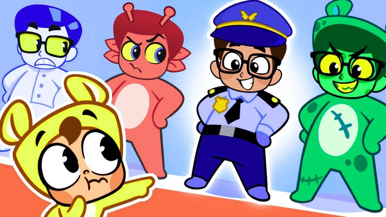 🚨 Zombie Police on Patrol! 🧟‍♂️👮‍♂️ Funny Spooky Cartoon for Kids - YouTube