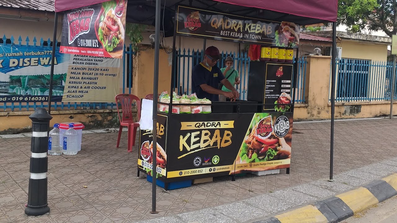 Tutorial Cara Pasang Stall Kebab By Zul Qlate | Nak Niaga Kebab Rojer ...