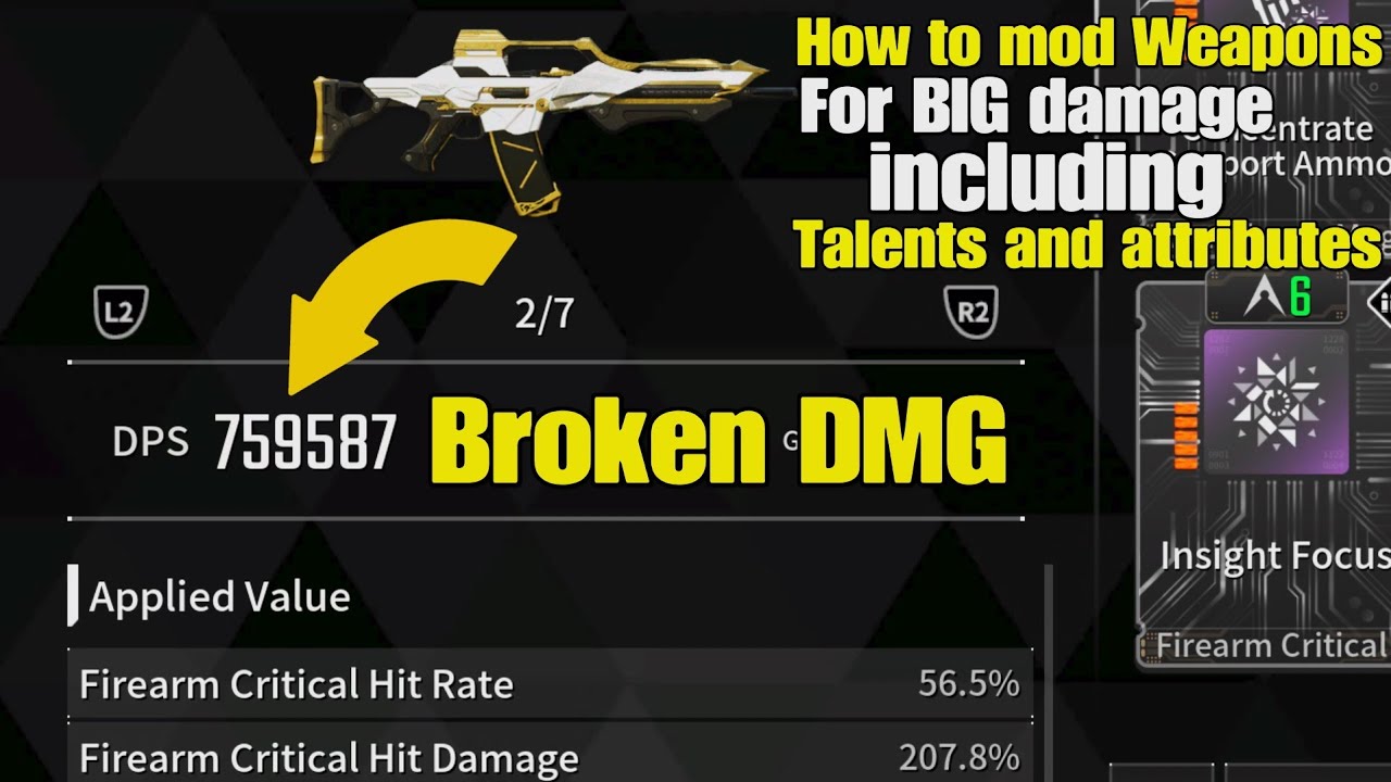 The first decendant - How to mod Weapons (Broken DMG) - YouTube