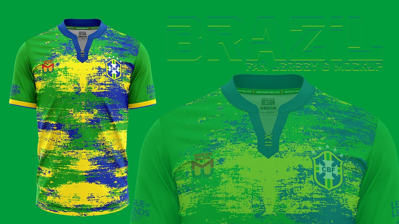 Brazil FAN JERSEY DESIGN 2020 🇧🇷 - YouTube