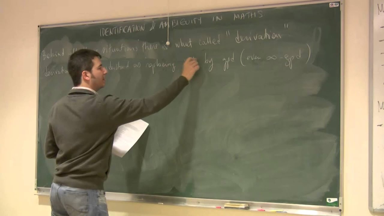 Ambiguity in Mathematics (by Mathieu Anel, November 13th, 2014) - YouTube