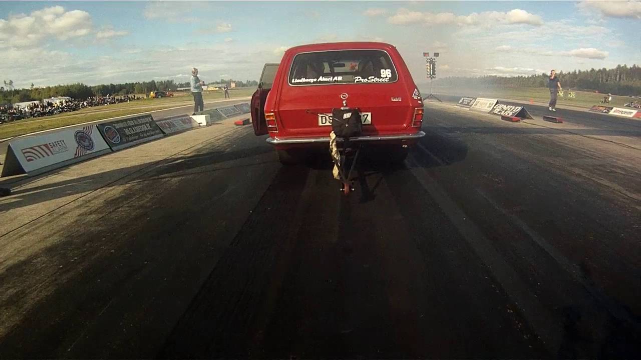 Kadett launch Dragracing - YouTube