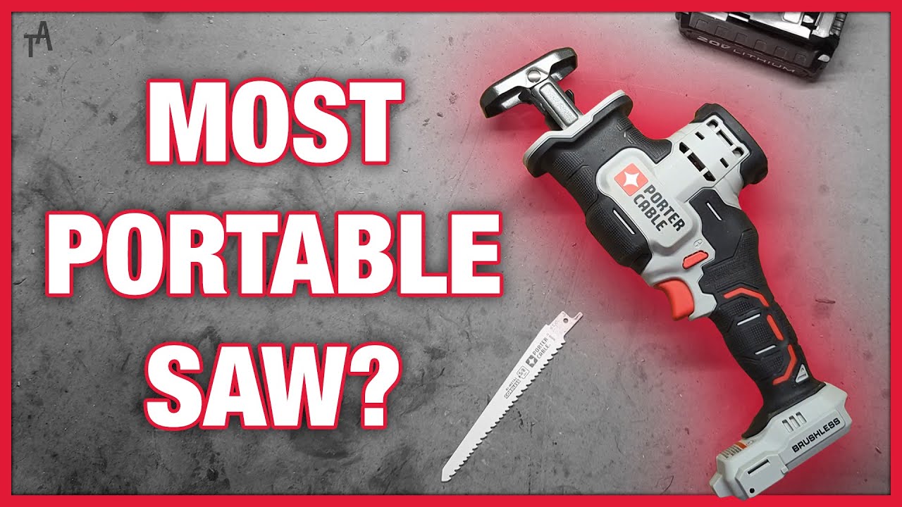 One-Handed Sawing! Porter Cable 20v MAX Brushless Compact Reciprocating ...