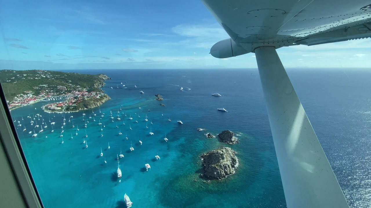 Spectacular Landing in St. Barth - YouTube