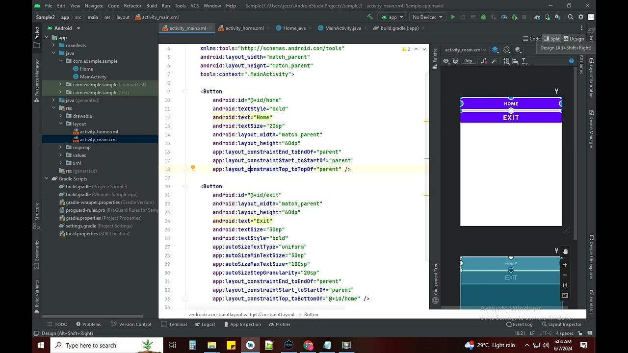 Android Studio Text Autosizing - YouTube