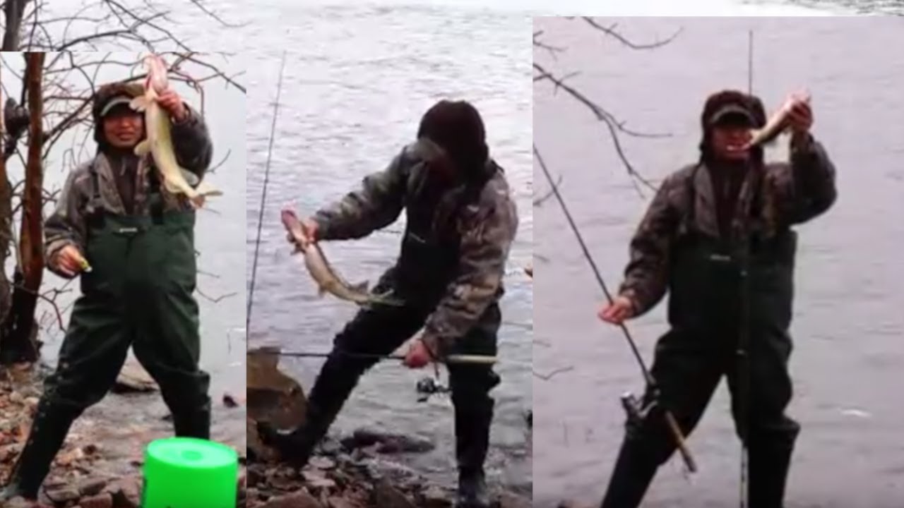 Walleye Fishing In Wisconsin River April 5,2019 - YouTube