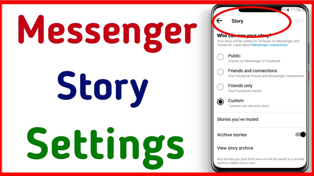 Messenger Story Setting !! How To Story Hide, Public, Friend & Custom ...