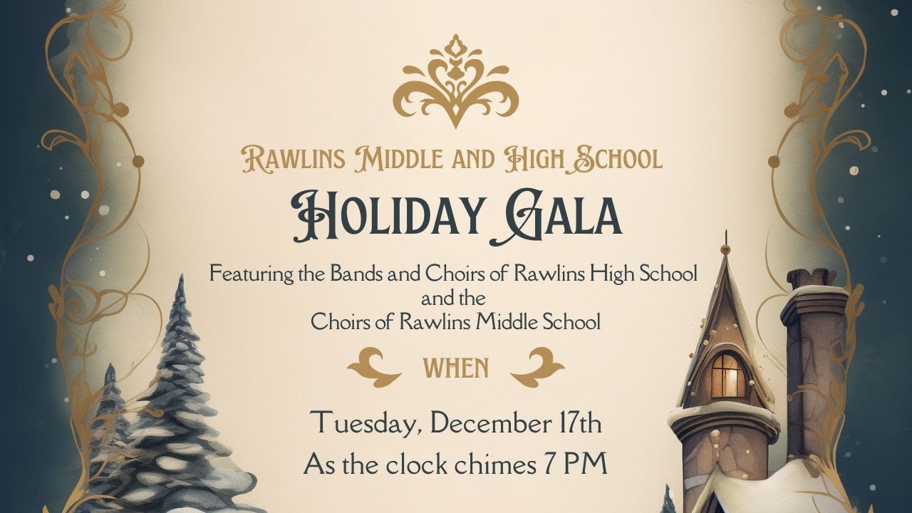 2024 Rawlins Middle and High School Holiday Gala Concert - YouTube
