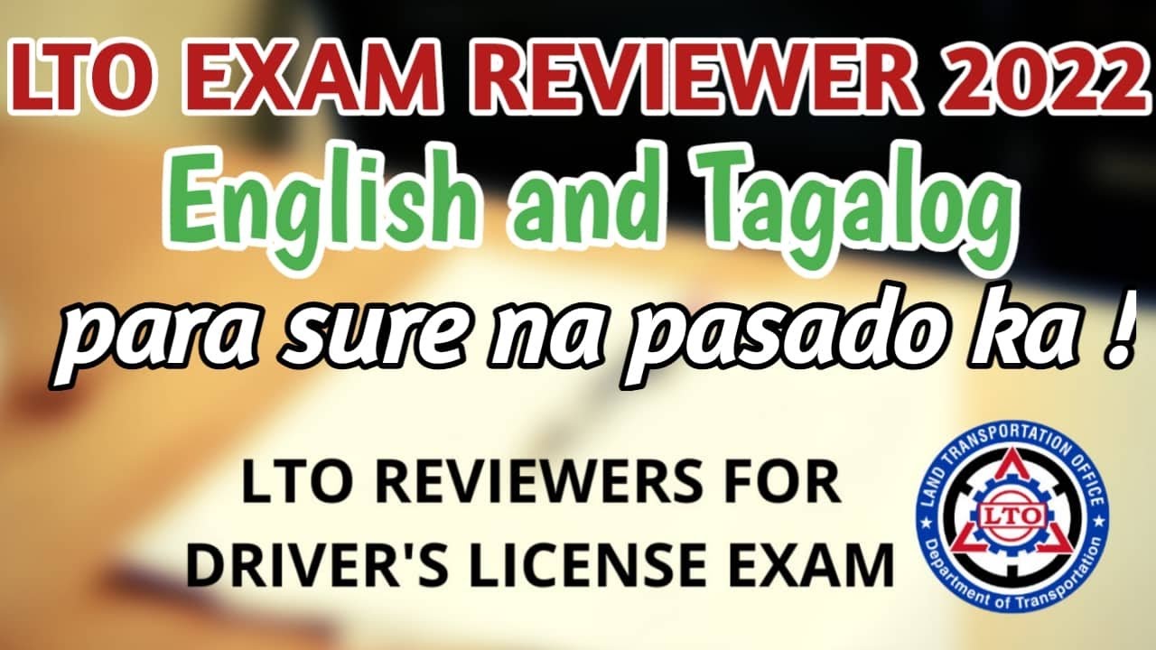 2022 LTO COMPUTERIZED EXAM REVIEWER TRAFFIC AND ROAD SIGNS CHEATSHEET # ...