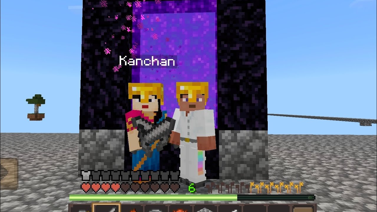 minecraft best Friend sky block 😁😄😎 - YouTube