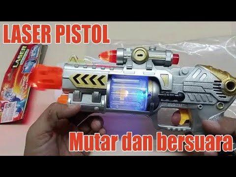 Unboxing dan Review Mainan Pistol Pistolan | Mainan Pistol Baterai ...