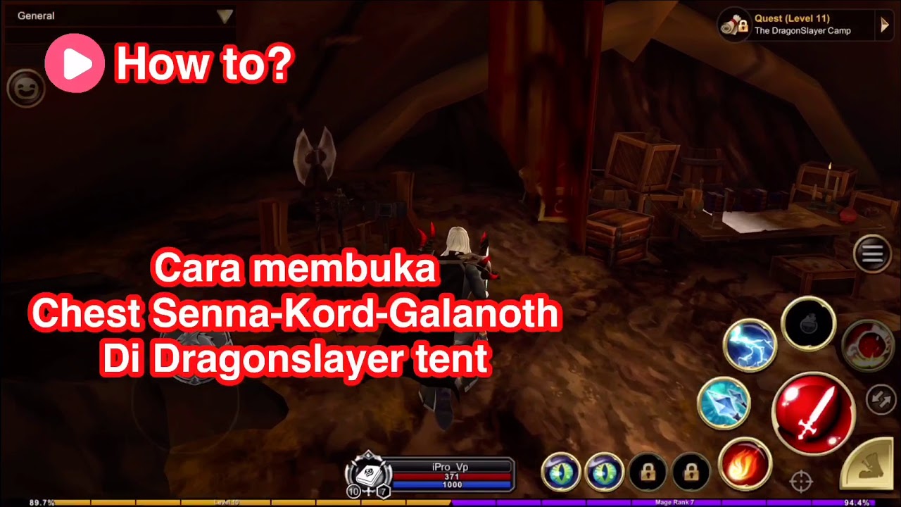 Letak kunci CHEST SENNA-KORD-GALANOTH di DragonSlayer Tent aq3d ...