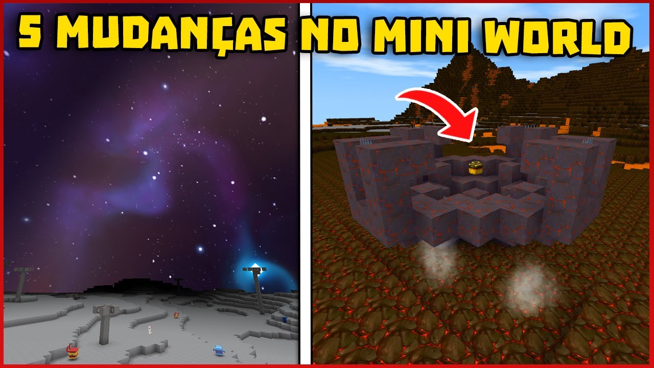 Mini World: NOVO ALTAR DO BOSS DO VULCÃO FOI ATUALIZADO E OUTRAS ...