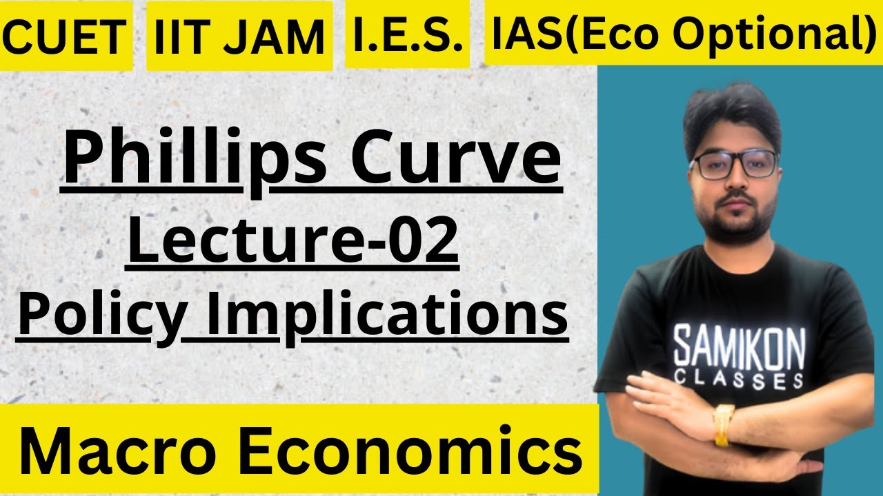L-02 Phillips Curve : Macro Economics : Eco(h) : CUET : UPSC : by ...