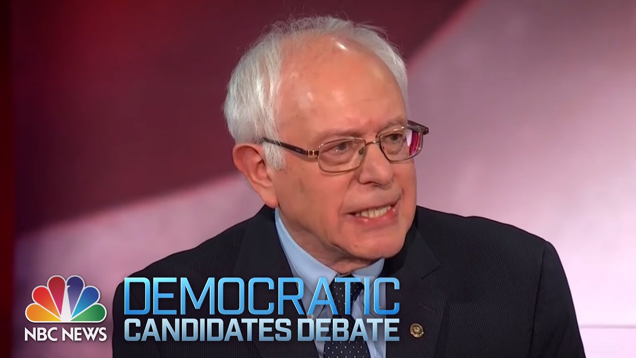 Bernie Sanders: I Don't Take Money From Big Banks | Democratic Debate ...