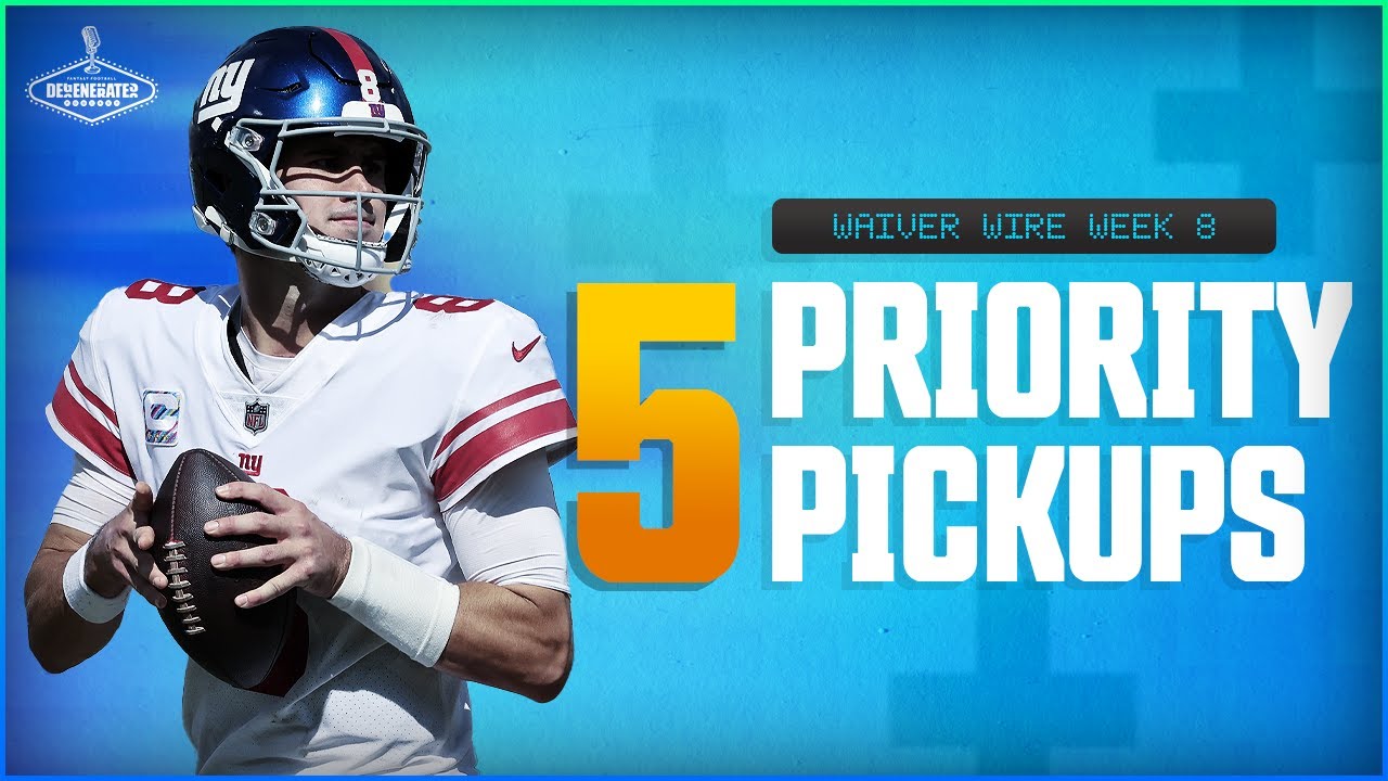 This RUNNING BACK is a MUST ADD - Waiver Wire Week 8 - YouTube