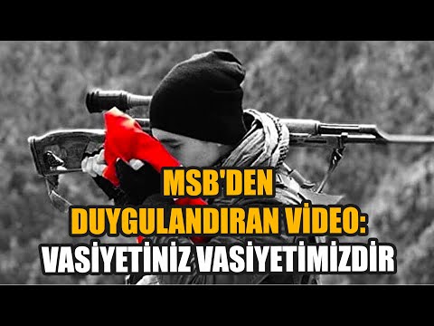 MSB'den Duygulandıran Video: \