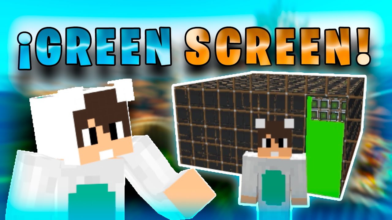 Como hacer una PANTALLA VERDE en Minecraft (SIN MODS) - YouTube