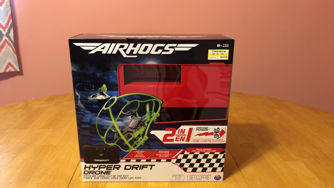 Air hogs hyper drift drone- Unboxing and Review- RC Cincy - YouTube