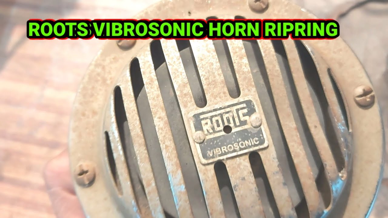 ROOTS VIBROSONIC HORN RIPRING / Horn Kaise Repair Kare / Horn ko Kaise ...