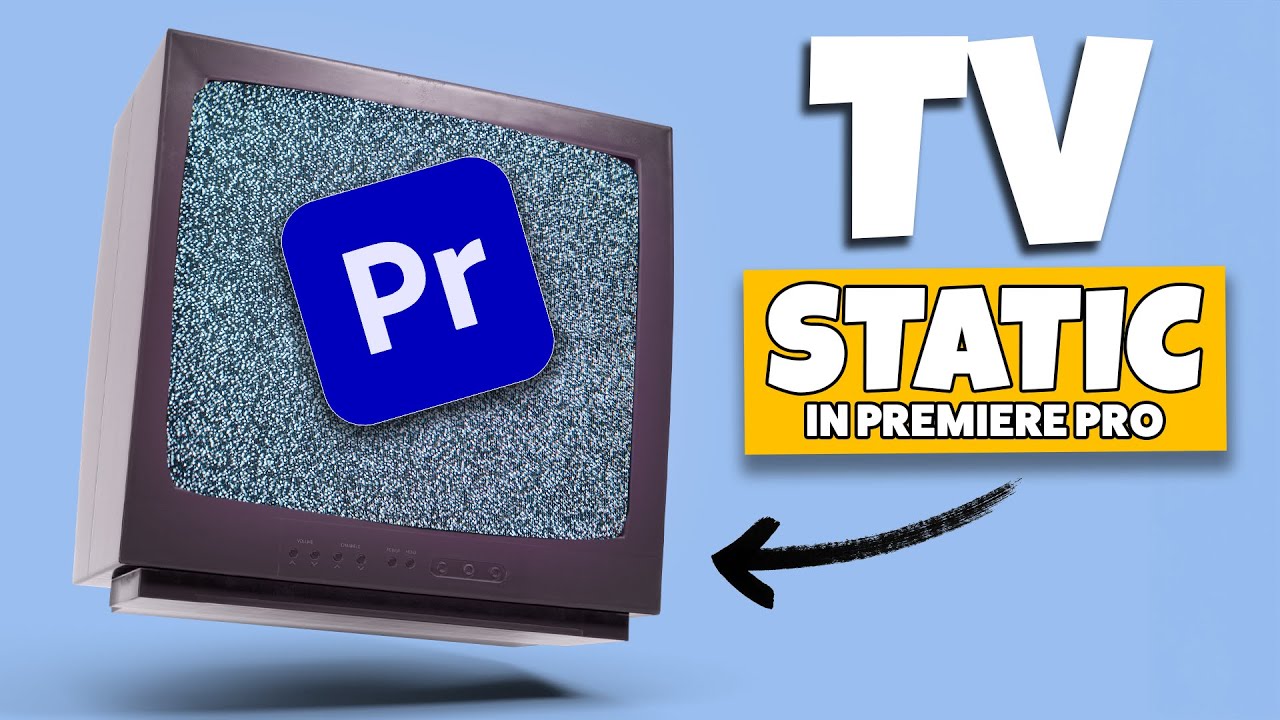 How to Create Old Static TV Effect In Premiere Pro - YouTube