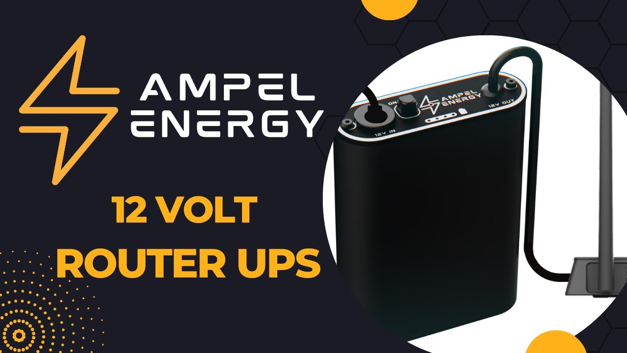 12 Volt Router UPS | Mini Wifi UPS | Wifi Power Bank | 12 Volt Power ...