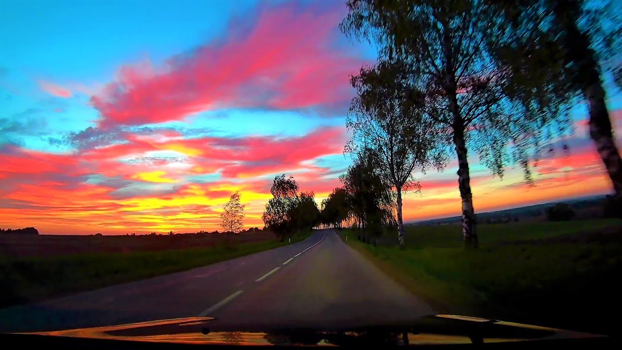 Západ slunce, červánky při západu slunce - 2022 - YouTube