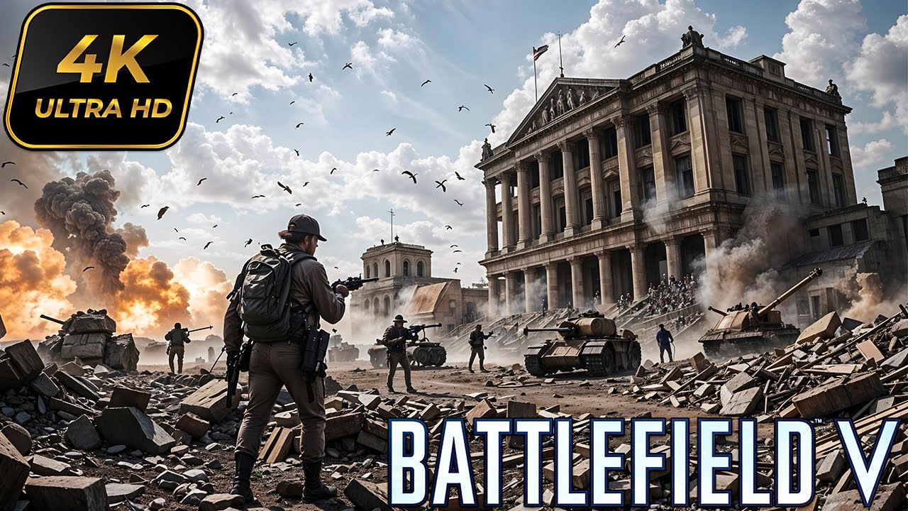 Battlefield V Gameplay Full Definitive Edition PC ! BF5 4k Ultra ...