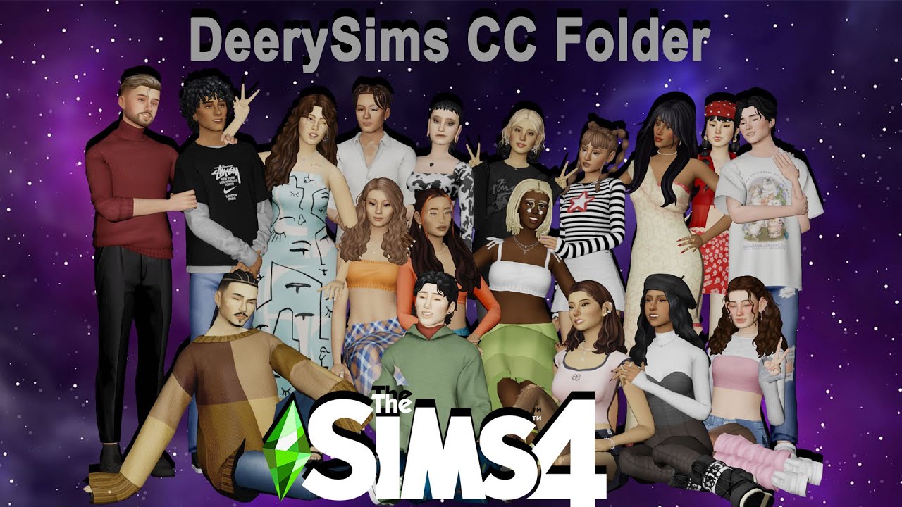 DeerySims Sim Dump & 2 GB CC Folder for Low End PC'S l Maxis Match CC ...
