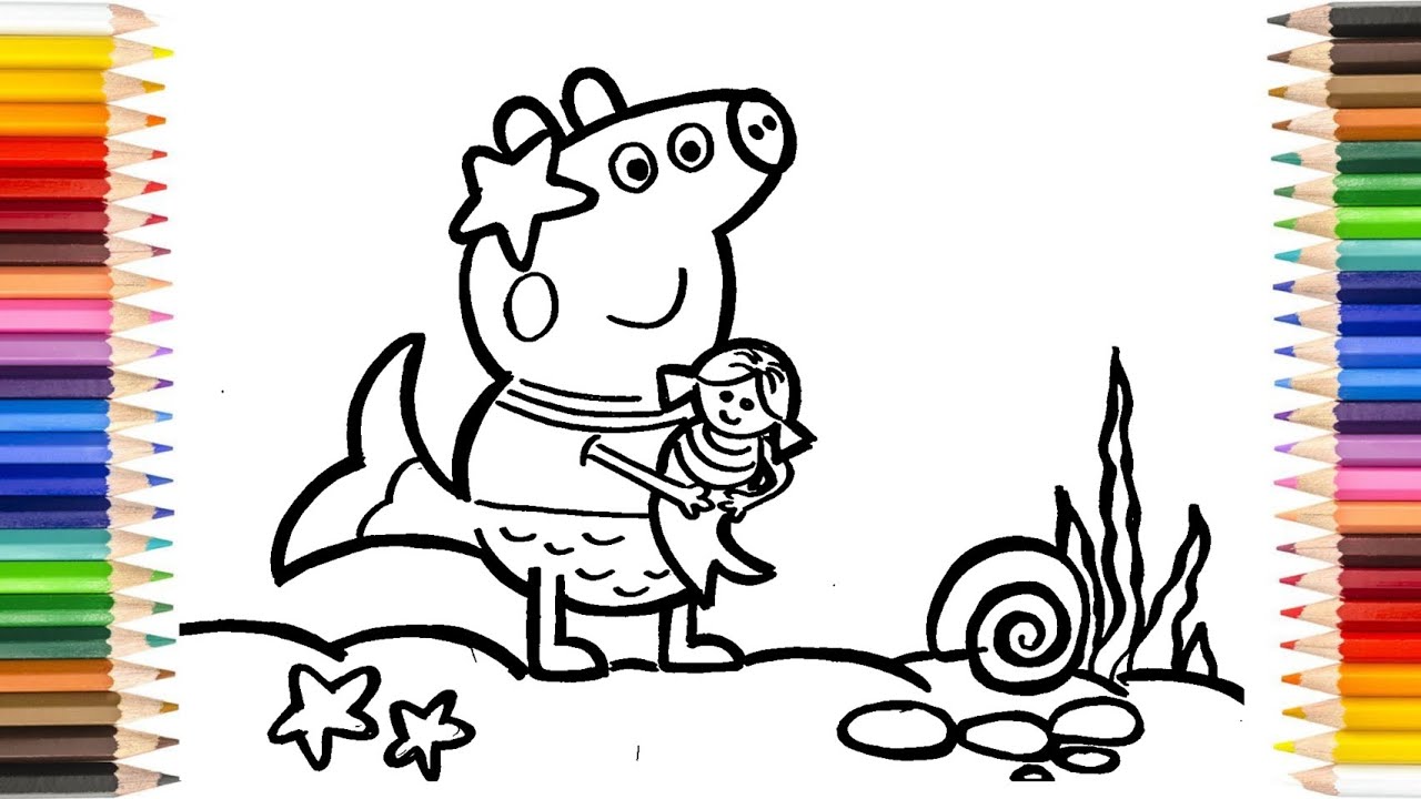🐷🐽🐖How to draw peppa pig | step by step drawing for kids - YouTube