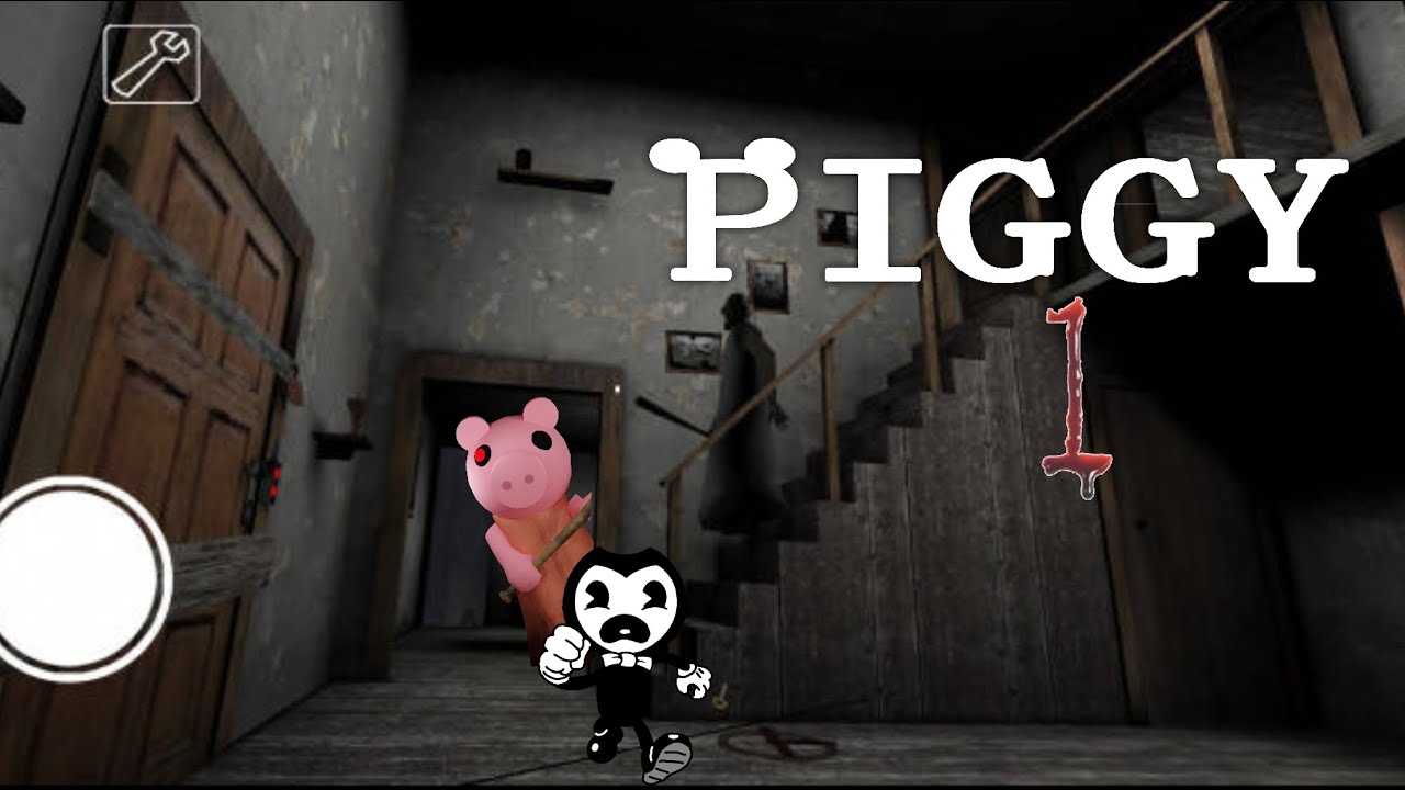 BENDY PLAYS PIGGY PART 1(CHAPTERS 1-2) WITH @OverGlitched AND ...
