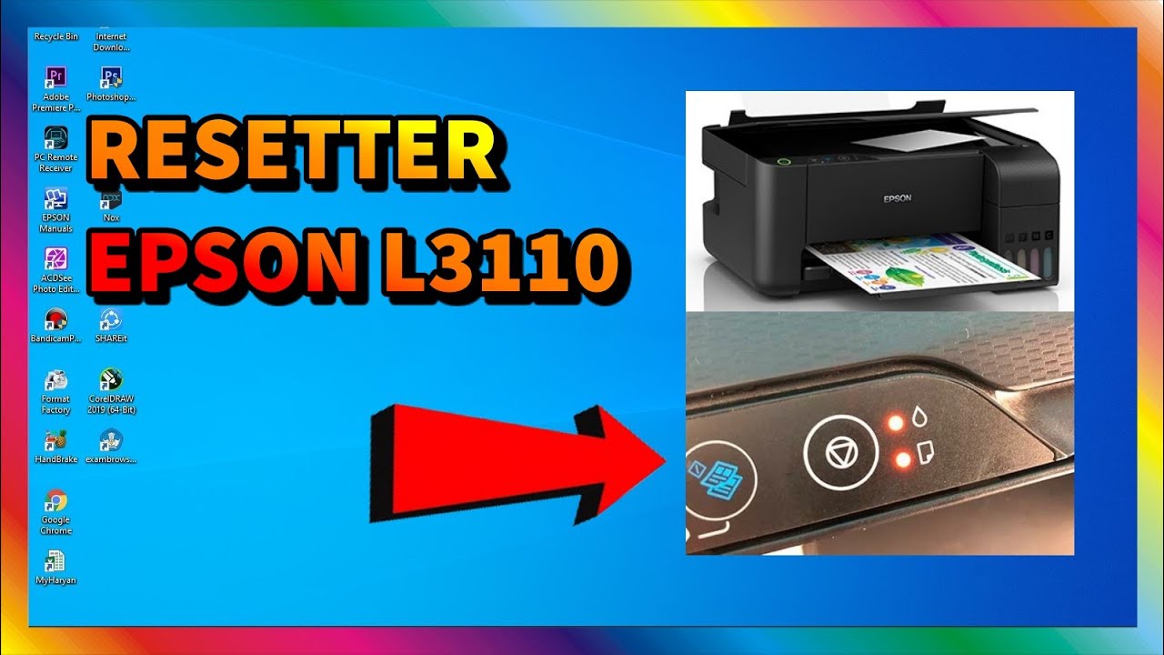 Cara Reset Printer EPSON L3110 dengan Mudah - YouTube