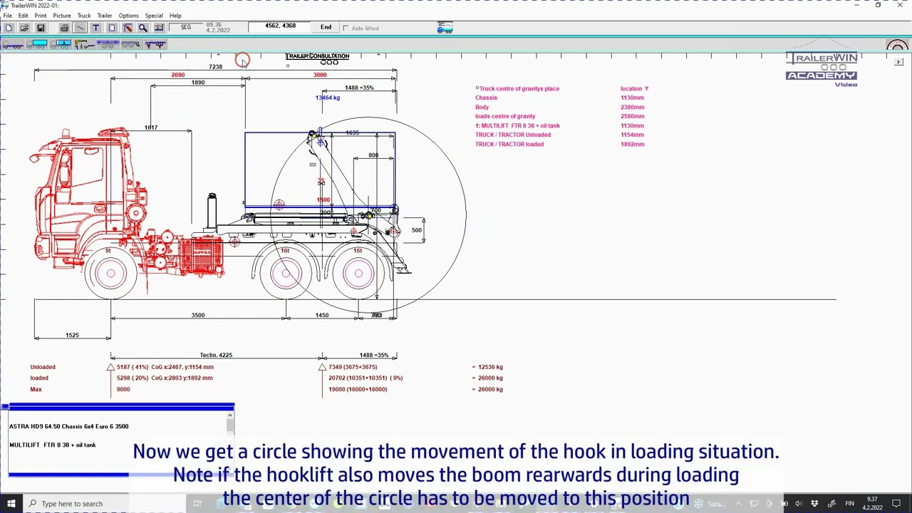 Estimating loading situation with skiploader - YouTube