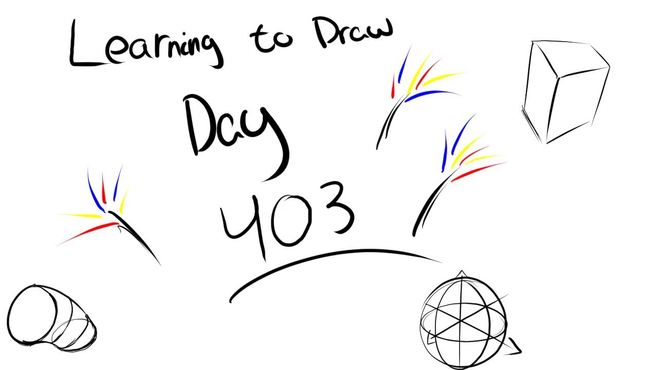 Learning to draw from scratch - Day 403 - YouTube
