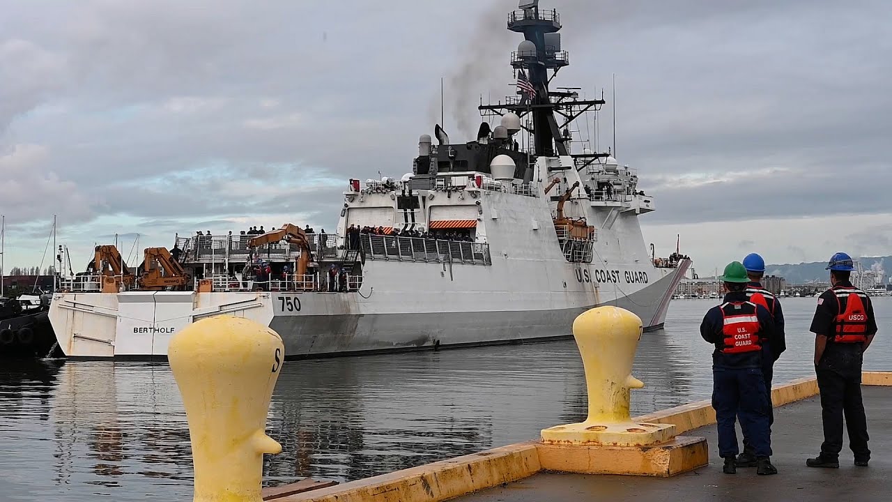 USCG Cutter Bertholf Returns To Alameda - YouTube