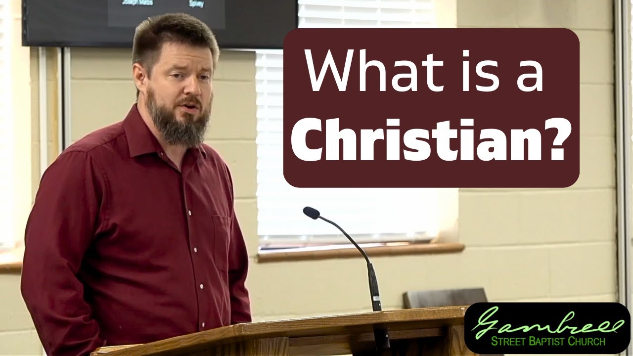 What Is A Christian? - Joshua Garvin - YouTube