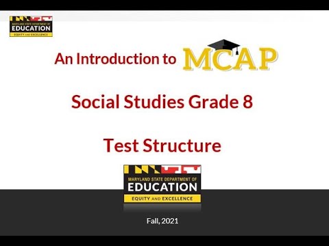 MCAP Social Studies 8 Test Structure - YouTube