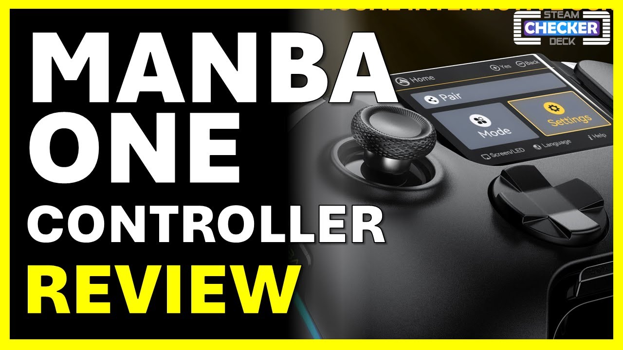 Gamepad mit Display im Test / Review | Manba One Wireless Controller ...