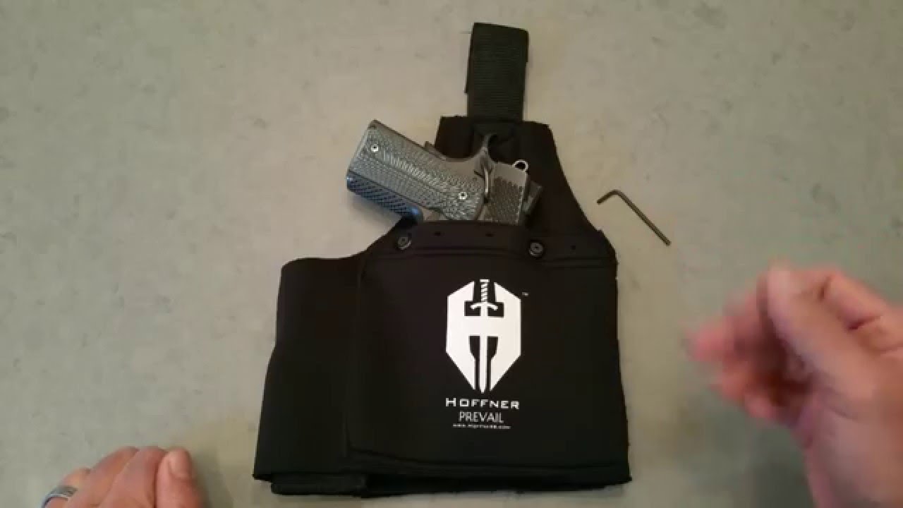 How to use the Hoffner Covert Thigh Holster for Secret Carry - YouTube