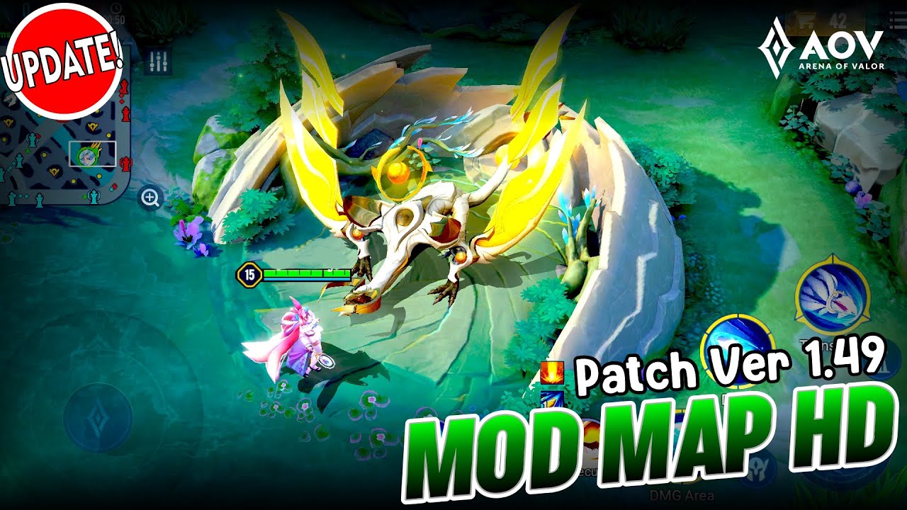Mod Map HD AOV | Map 4.0 Rumput Goyang AOV Patch 1.49.1 Support Grafik ...
