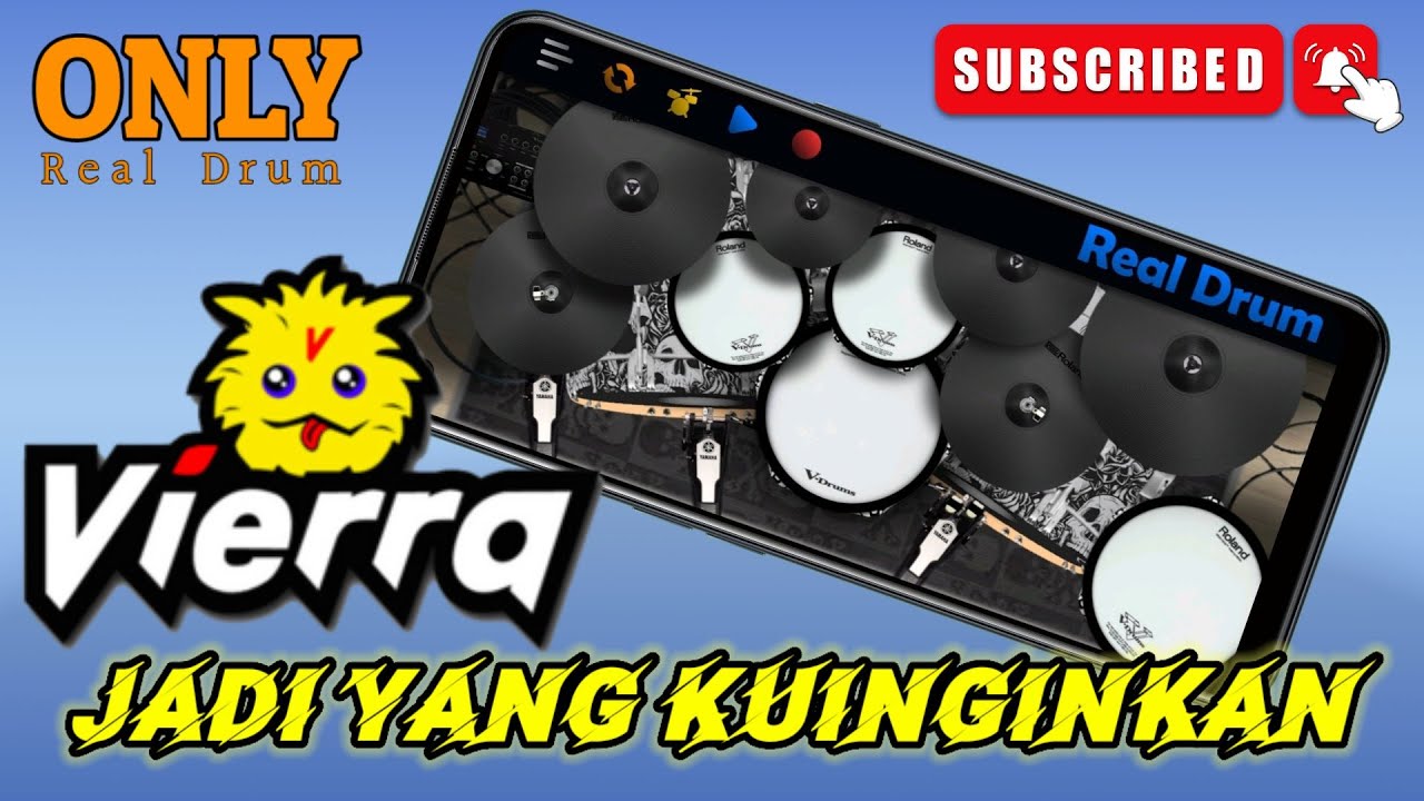 ONLY REAL DRUM || Vierra - Jadi Yang Kuinginkan - YouTube
