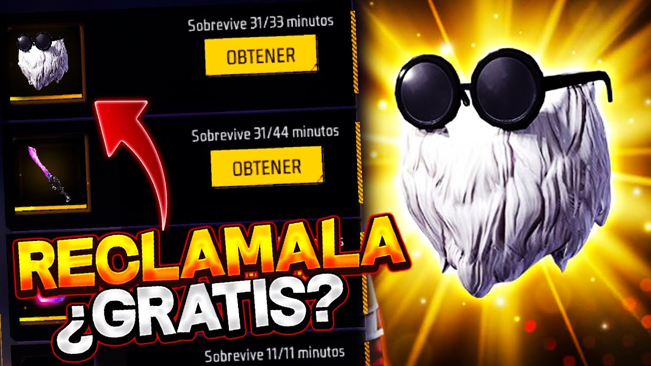 COMO RECLAMAR LA BARBA DEL VIEJO ¿GRATIS? FACIL Y RAPIDO FREE FIRE ...