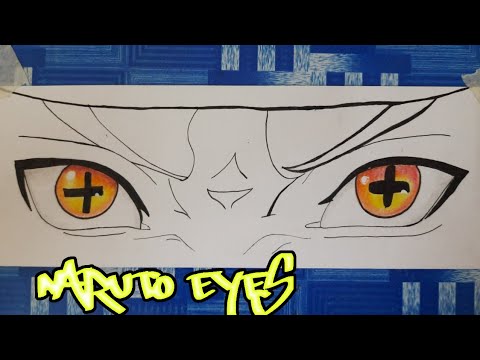HOW TO DRAW NARUTO EYES [ Pencil colours ] ️ | Part_1 - YouTube