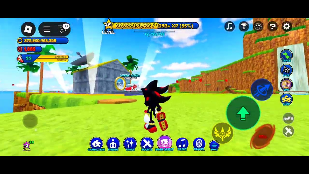 shadow vs Android shadow in sonic speed simulator - YouTube