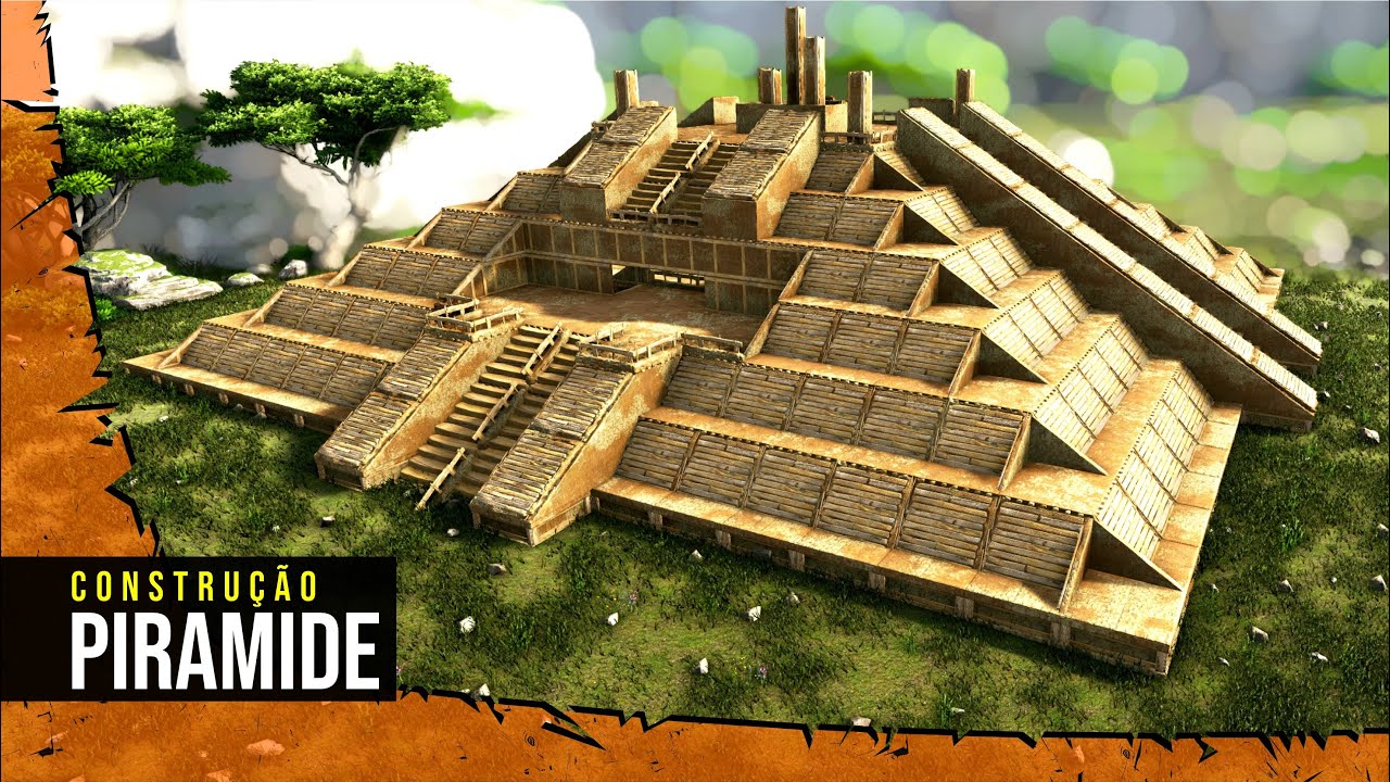Como FAZER uma Base PIRÂMIDE no Ark - Pyramid Base Build - YouTube