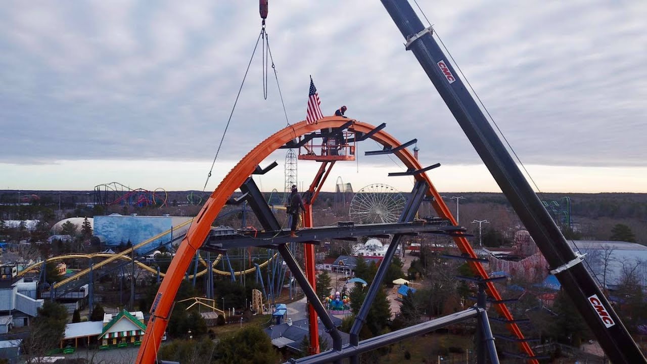 OFFICIAL Jersey Devil Coaster 'Behind the Adventure' Construction ...